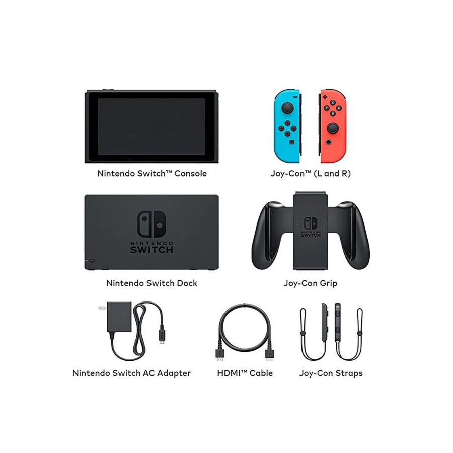 NINTENDO SWITCH V2 NEON/ GRIS 32GB